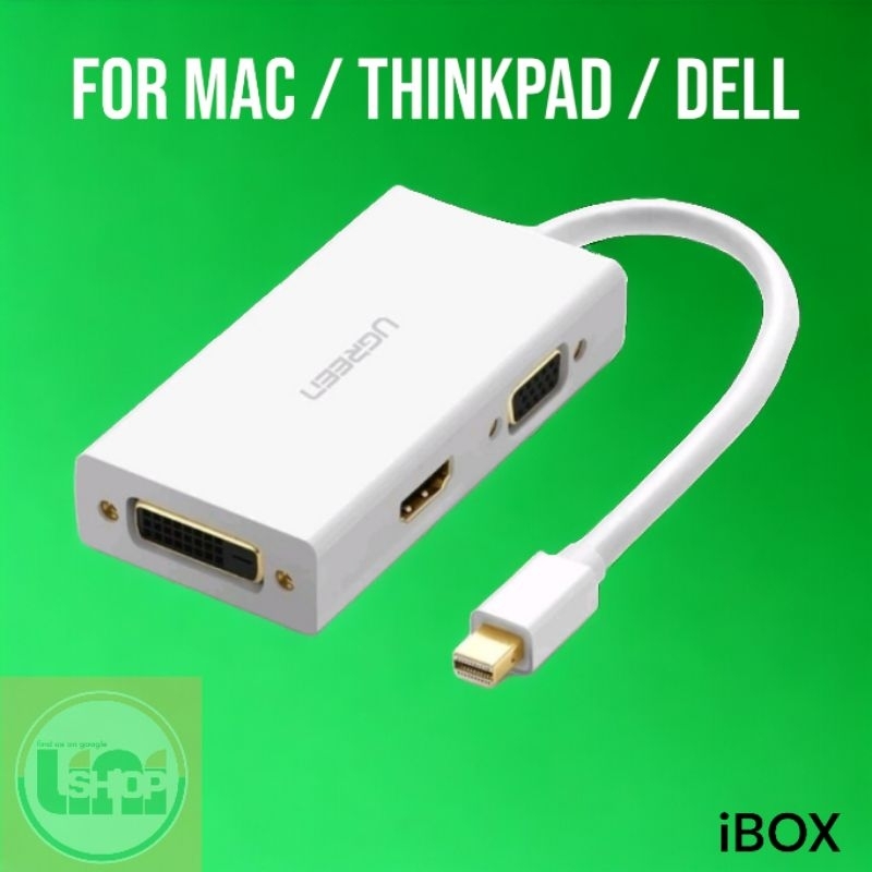 Jual Ugreen Mini Display Adapter for mac thinkpad dell - thunderbolt ...