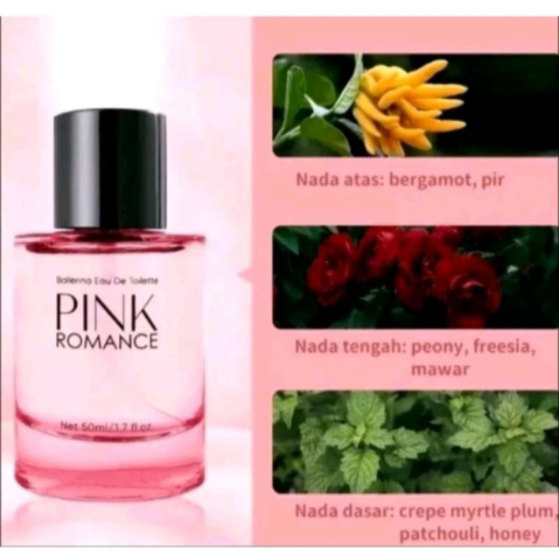 Jual Parfum Miniso Pink Romance 30ml Parfum Ballerina Eau De Parfum New ...