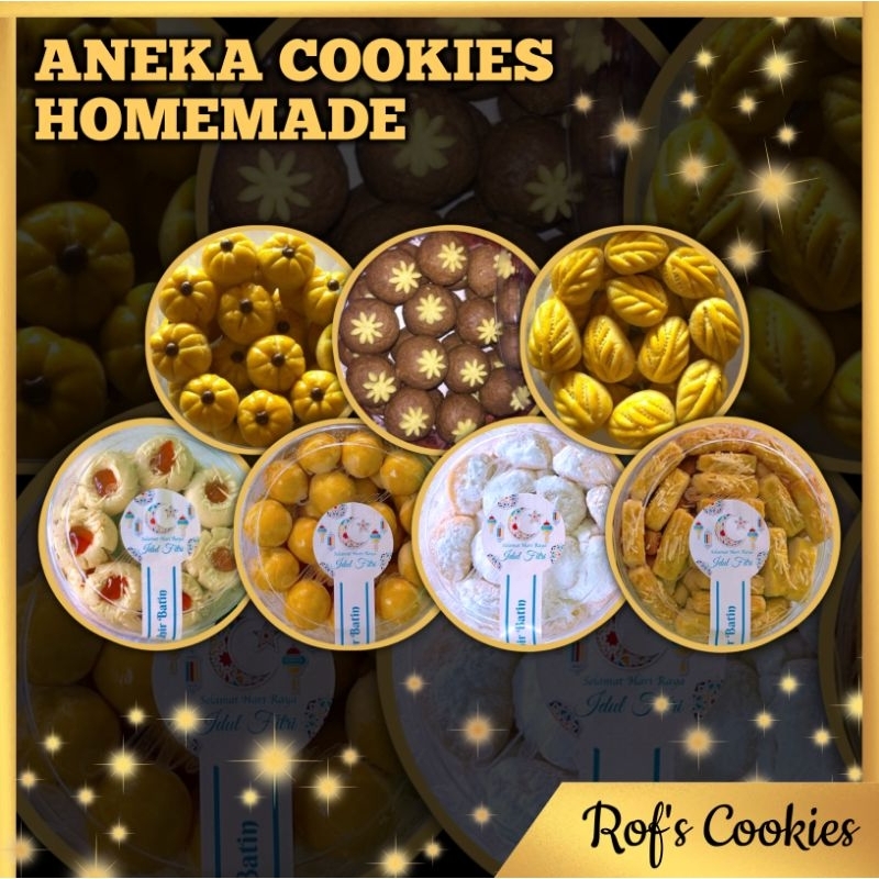 Jual Kue Kering Cookies Homemade 500 gram | Nastar Kastengel Putri Salju Thumbprint Khas Lebaran ...