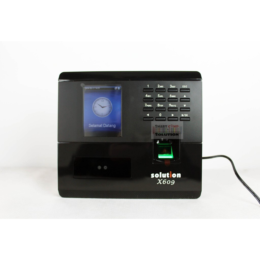 Jual Mesin Absensi Fingerprint Solution X609 Sidik Jari Scan Wajah ADMS ...