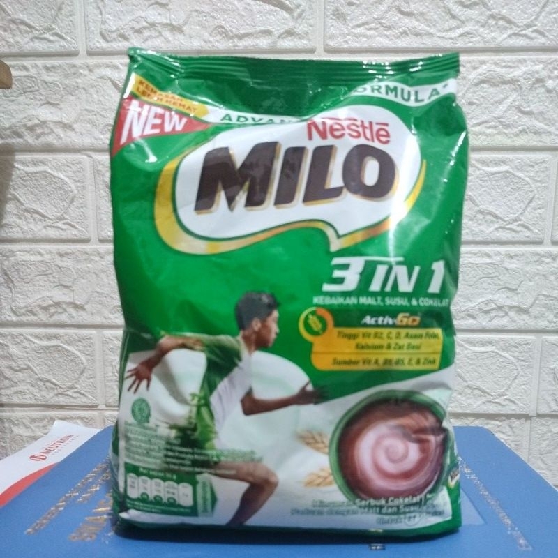 Jual Nestle Milo Advanced Formula 3 in 1 Coklat Susu 990g | Shopee ...
