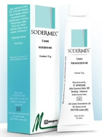 Jual SODERMIX CREAM - Mengurangi Bekas luka Keloid | Shopee Indonesia