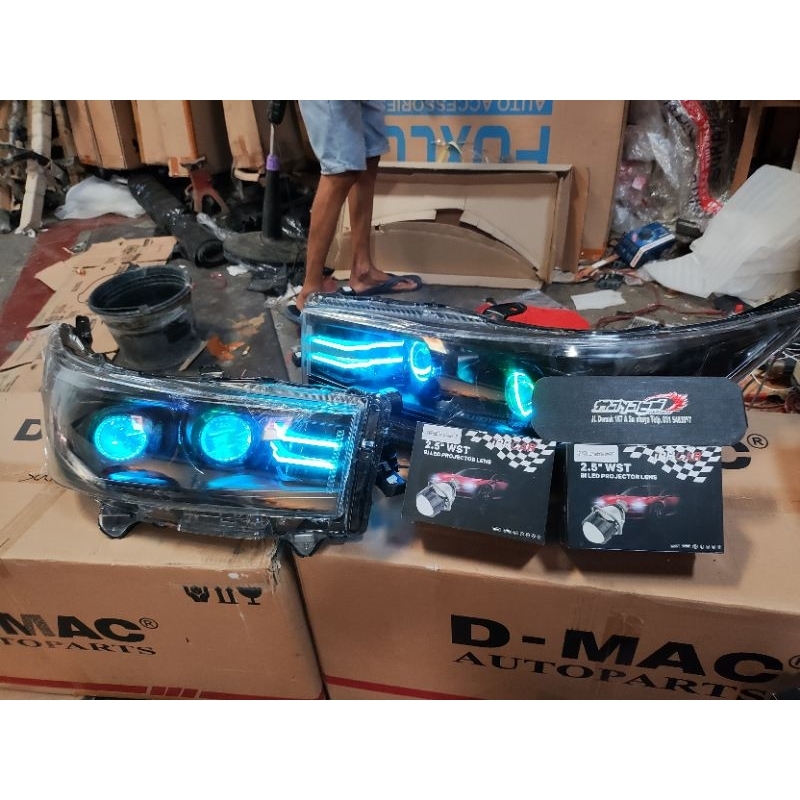 Jual Termurah!! PAKETAN Headlamp INNOVA REBORN Dobel Projie BILED ...