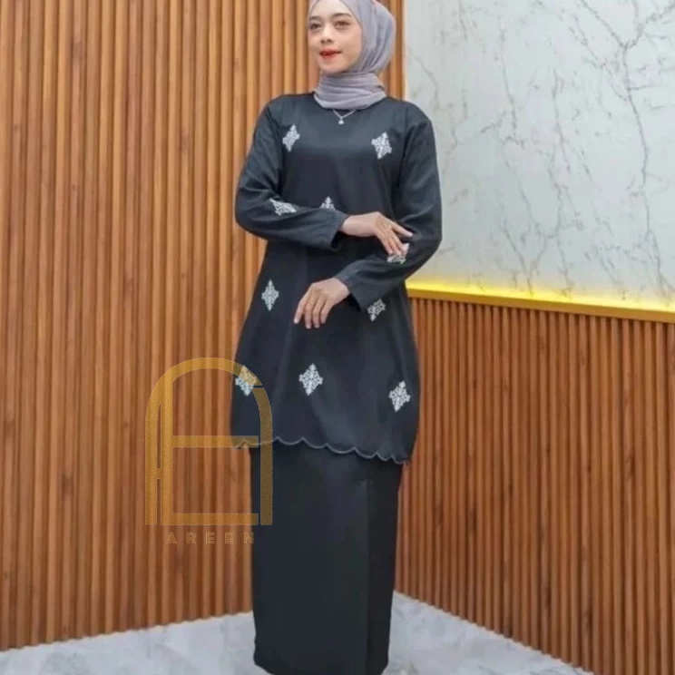 Jual Harga Terbaik Stelan Rok melayu bordir swarovki terbaru model ...
