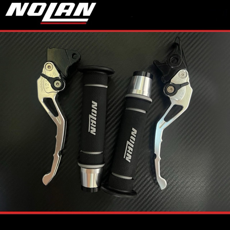 Jual Handgrip Nolan Original + Jalu Stang CNC + Handle Rem Stelan CNC ...