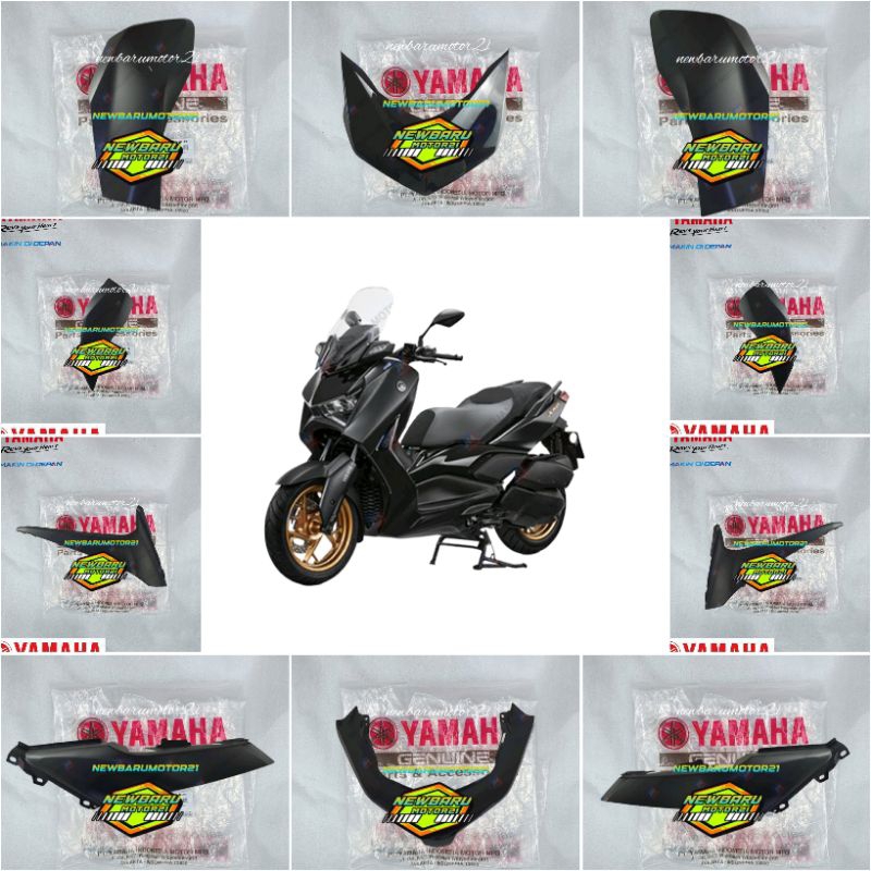 Jual COVER BODY HALUS FULL SET XMAX 250 NEW XMAX CONNECTED 2023 HITAM ...