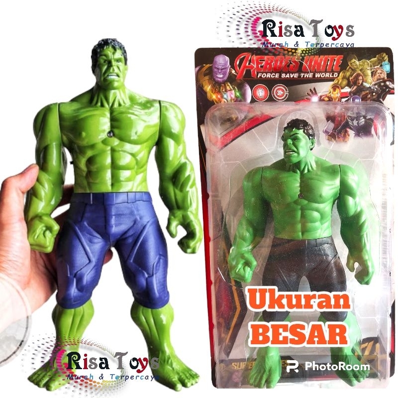 Jual MAINAN ANAK ROBOT HULK UKURAN BESAR PAKAI BATERAI DADA BISA ...