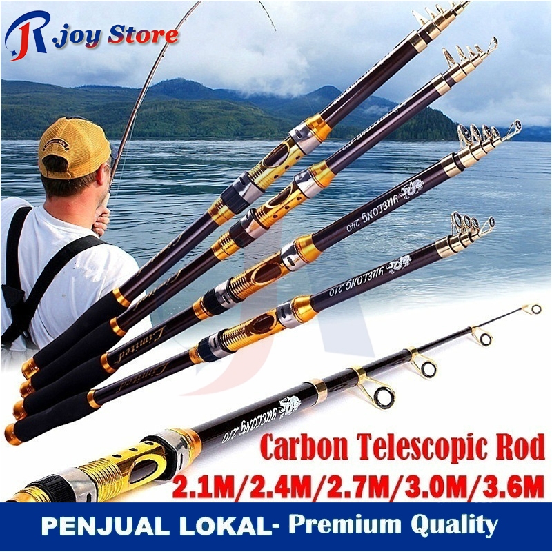 Jual Joran Pancing Carbon Fiber Sea Fishing Rod 2.1M/5 Tongkat Stik ...