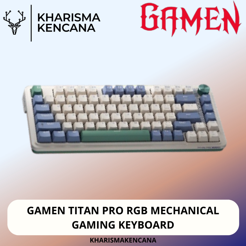 Jual GAMEN TITAN PRO RGB MECHANICAL GAMING KEYBOARD | Shopee Indonesia