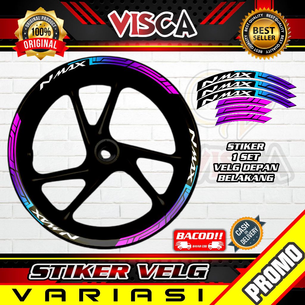Jual Stiker Velg - Sticker Velk - Stiker Cutting Velg - Stiker Velk ...