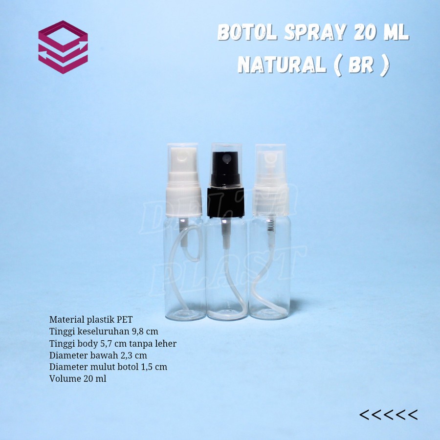 Jual BOTOL SPRAY 20 ML PET / BOTOL PET 20ML | Shopee Indonesia