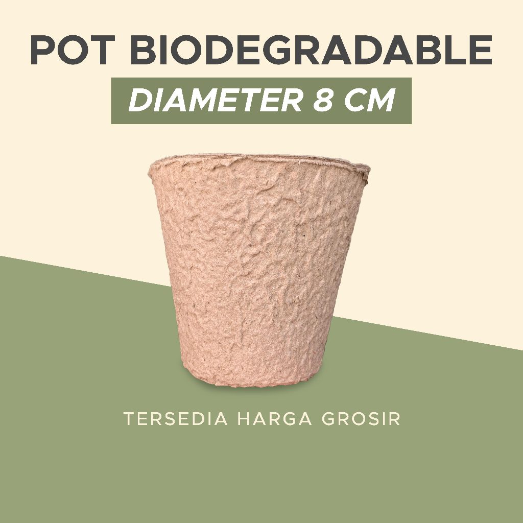 Jual Pot Biodegradable 8 cm (1 Pcs) / Pot / Tanaman | Shopee Indonesia
