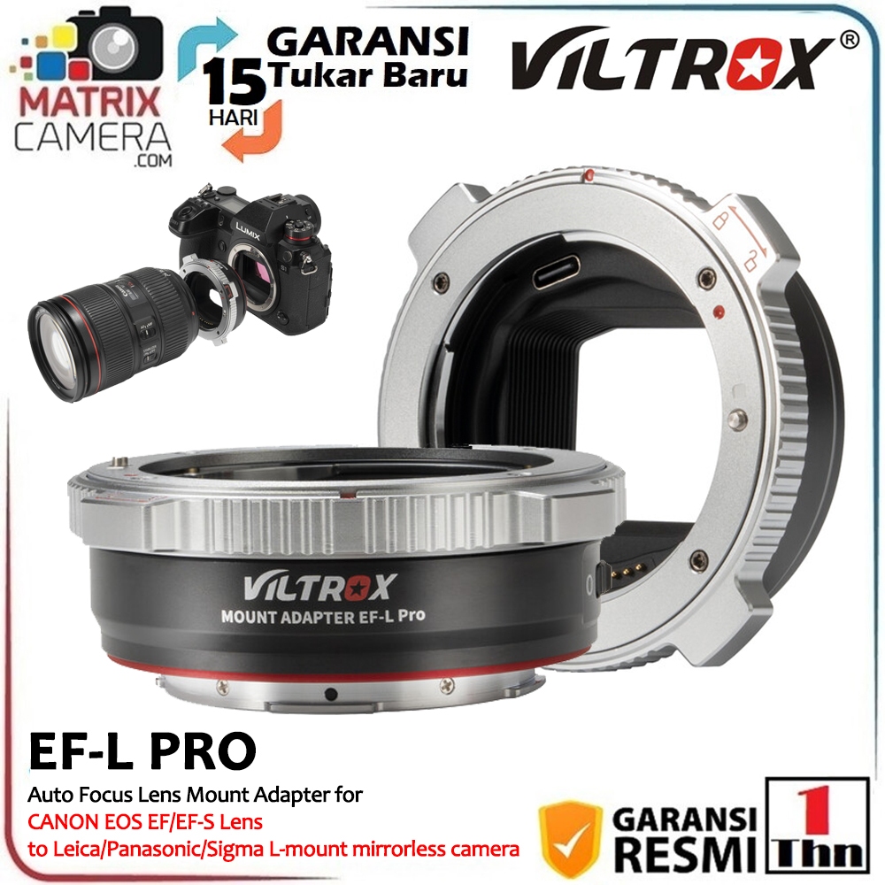 Jual Viltrox EF-L PRO Lens Mount Adapter for Canon EF/EFS to LEICA L ...