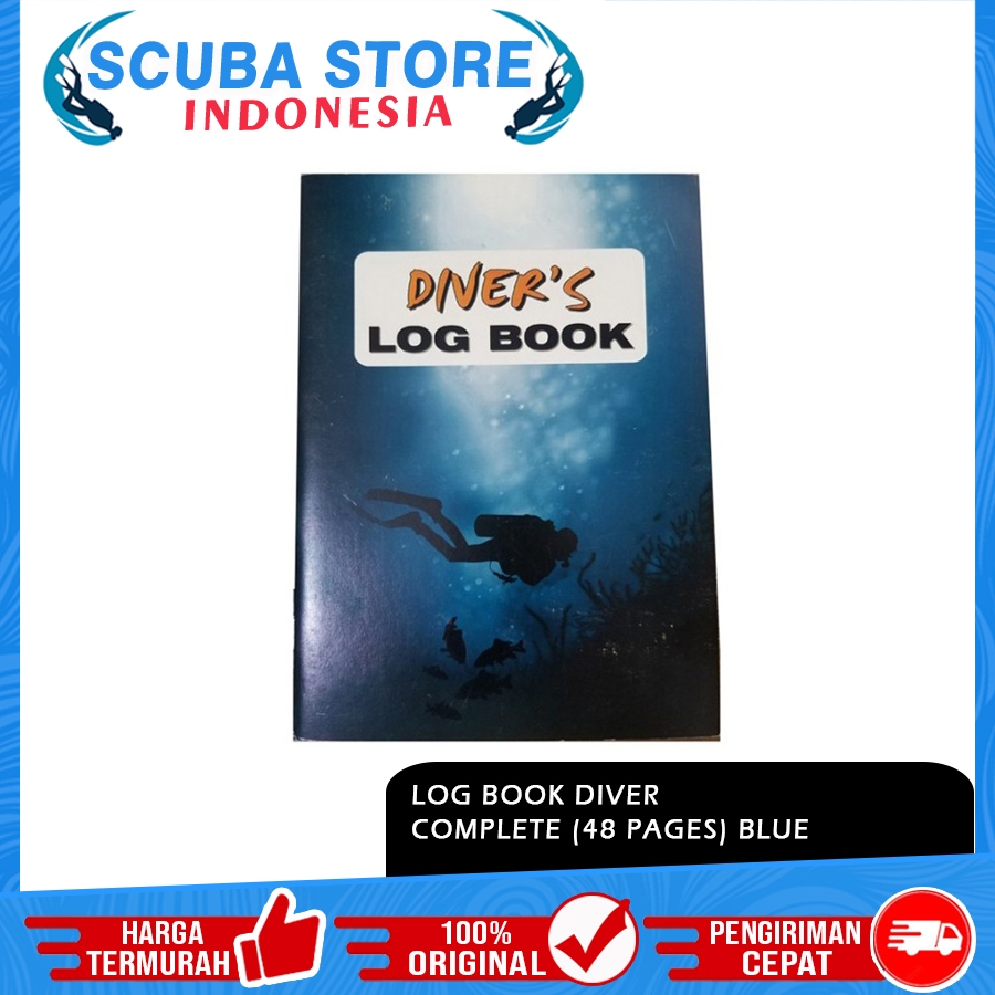 Jual Log Book Diver Complete (48 Pages Blue) Buku Catatan Record ...