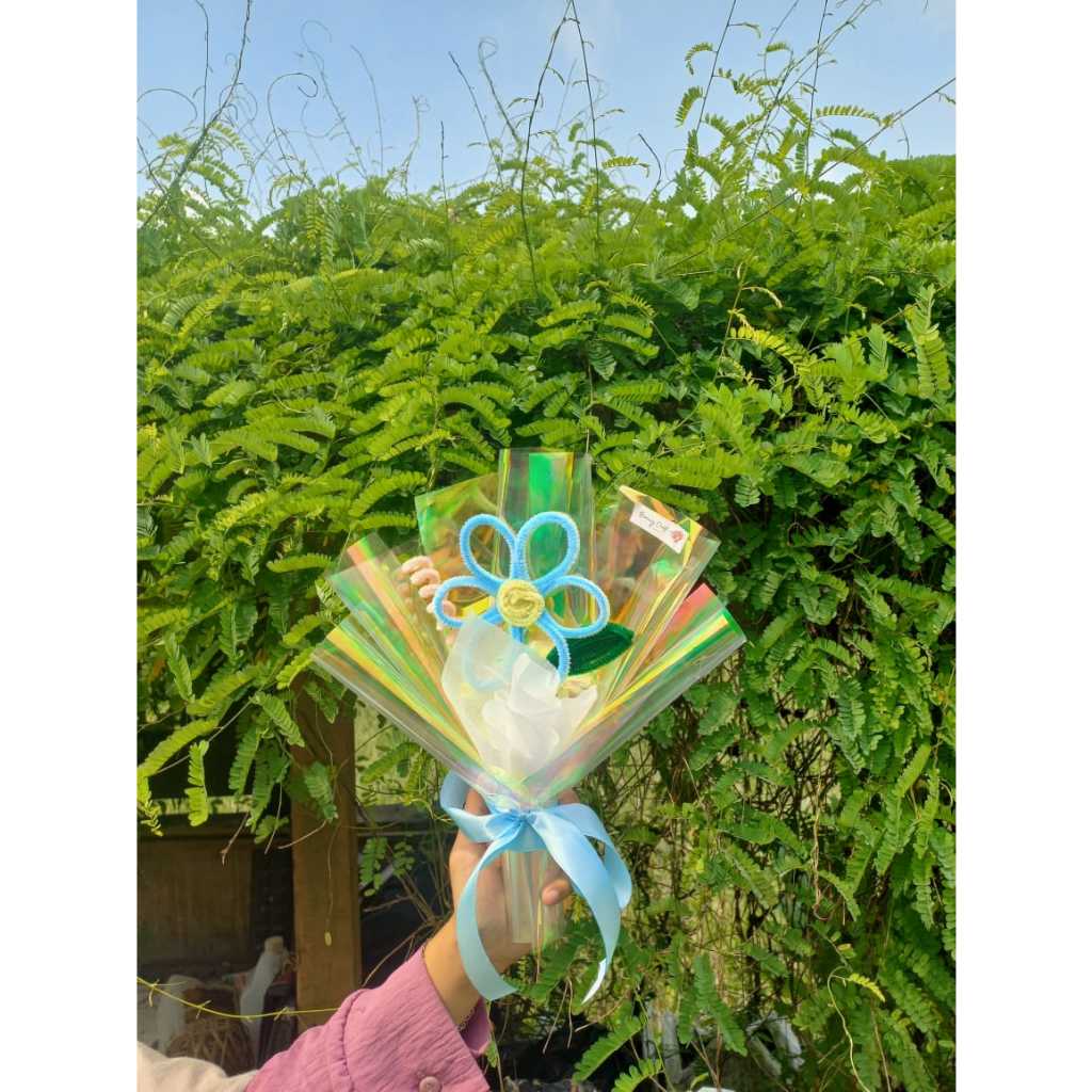 Jual ||Bucket PIPE CLEANER || Bunga Kawat Mini Gift SEMPRO, WISUDA ...