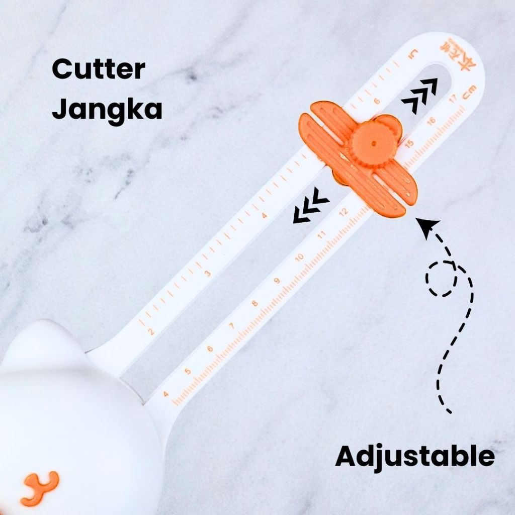 Jual KITTY COMPASS CUTTER JANGKA 360 derajat potong Lingkaran Bulat ...