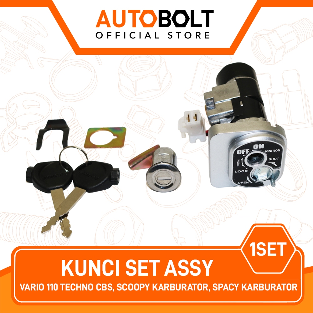 Jual Kunci Kontak Set Plus Jok Vario 110 CBS Techno Scoopy Spacy Lama ...