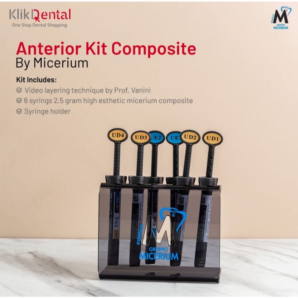 Jual KLIK DENTAL Micerium Composite Anterior Kit | Shopee Indonesia