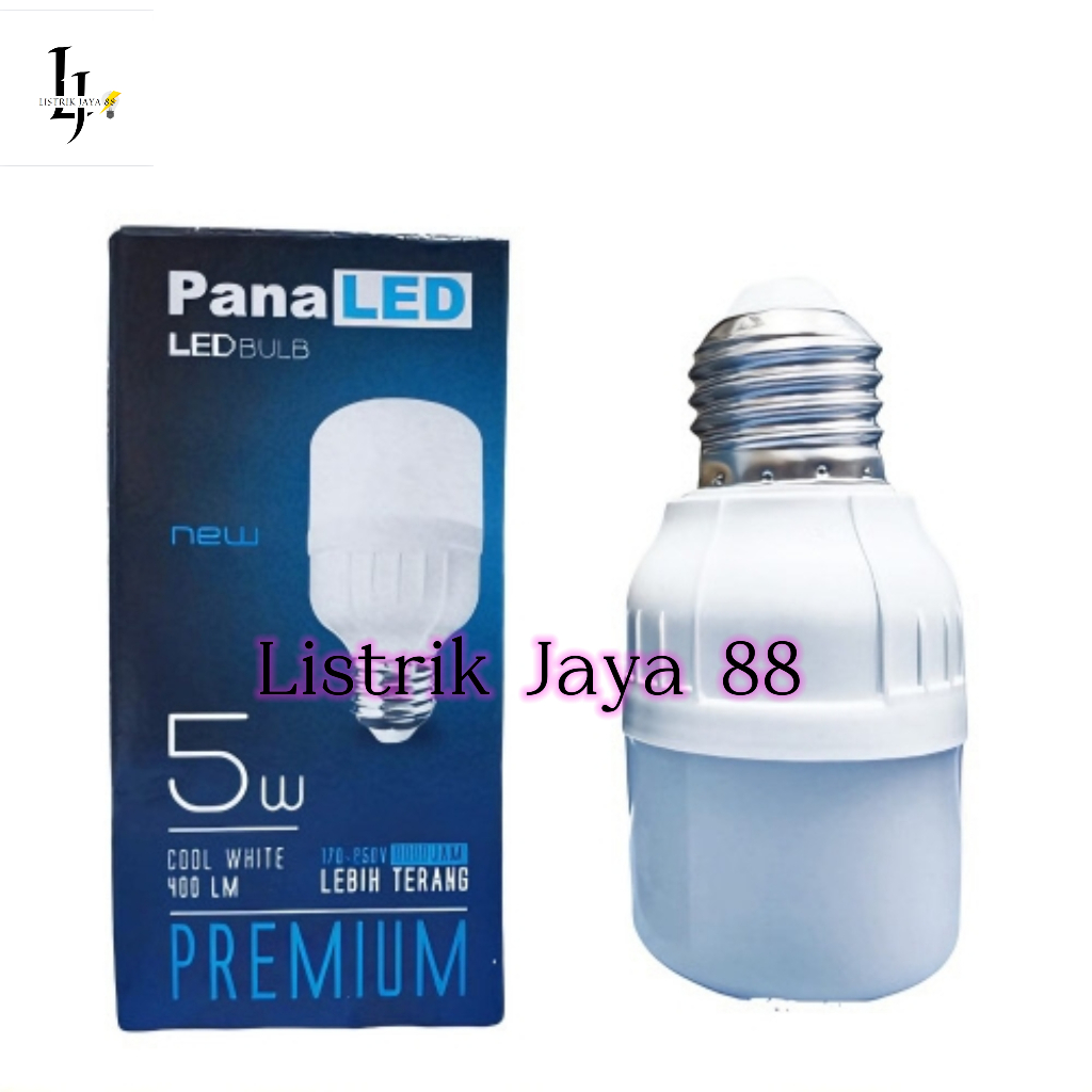 Jual Lampu Led PANALED Premium 5 Watt / Lampu Murah / Lampu PANALED ...
