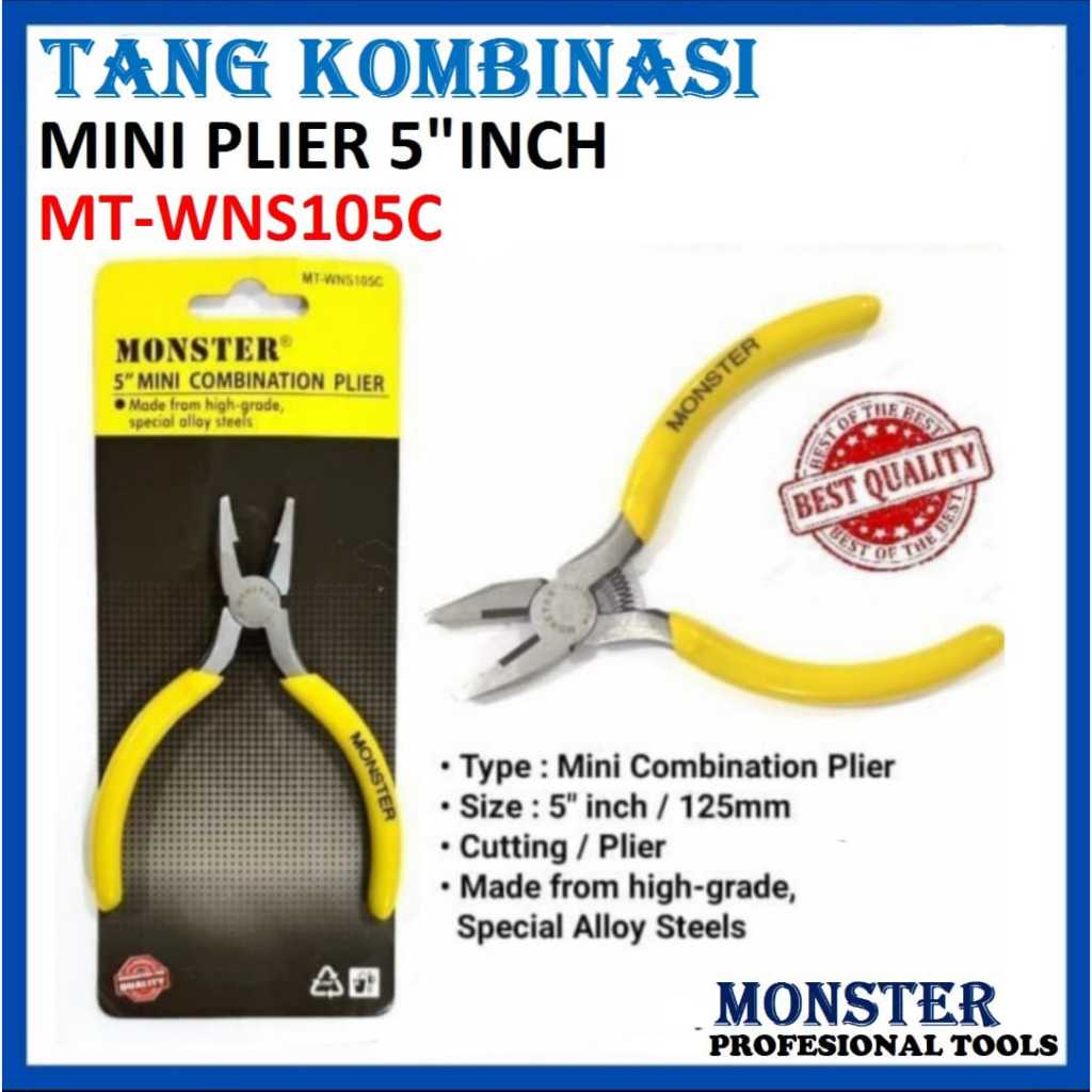 Jual Tang Kombinasi 5 inch / Combination Piler 5 inch MT-WNS105C | Shopee Indonesia