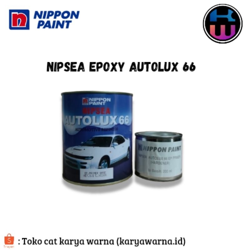 Jual Nipsea Epoxy Autolux 66 EP primer + Hardener 1Liter | Shopee Indonesia