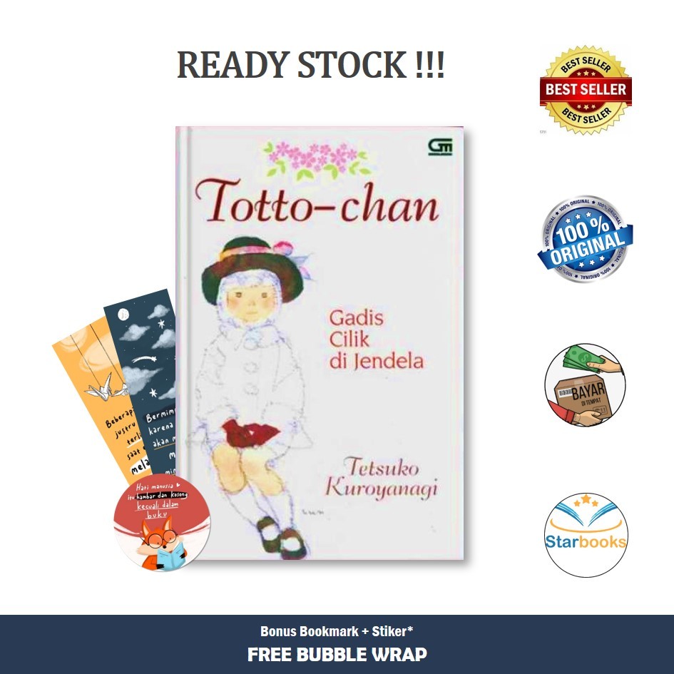 Jual Buku Totto-Chan: Gadis Cilik di Jendela HC By Tetsuko Kuroyanagi - Gramedia (Novel ...