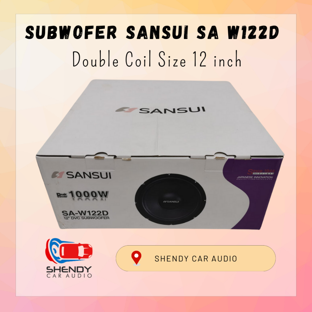 Jual Subwoofer sansui sa-w122d subwoofer 12 inch sansui sa-w122d ...