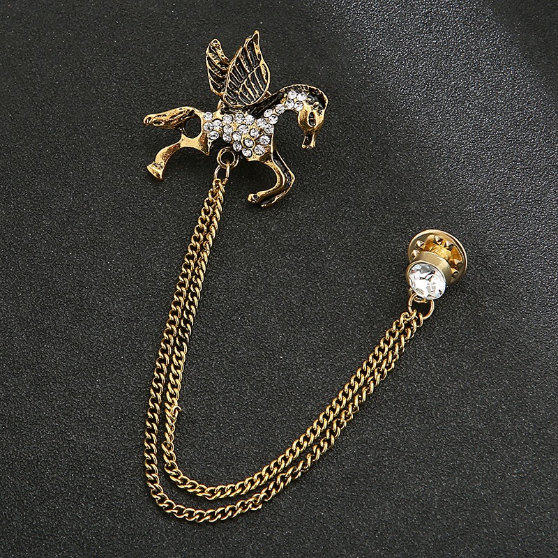 Jual KIAMA - Lapel Pin Bros Jas Wedding Vintage Crown - Aksesoris Pin ...