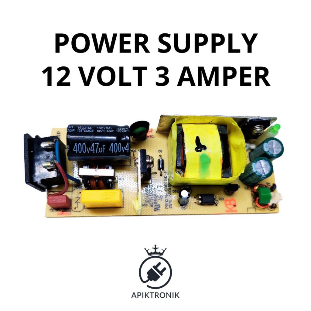 Jual SMPS 12 VOLT 3 AMPER POWER SUPPLY 12V 3A Psu 3 Amper | Shopee ...