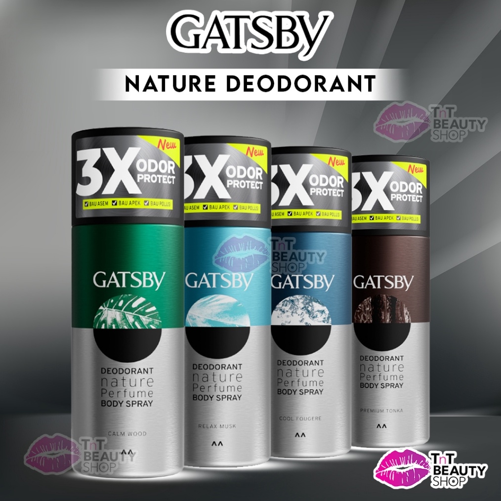 Jual HARGA SPESIAL GATSBY DEODORANT NATURE PERFUME BODY SPRAY 15ML TnT ...