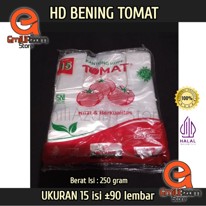 Jual HD Tomat ukuran 15 dan ukuran 24 / kantong HDPE tomat 250g ...