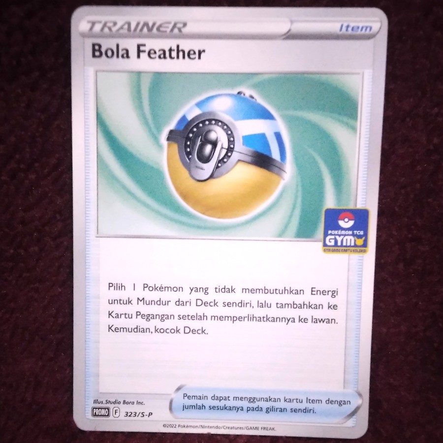 Jual Bola Feather Promo Gym 323/S-P - Pokemon TCG Indonesia | Shopee Indonesia