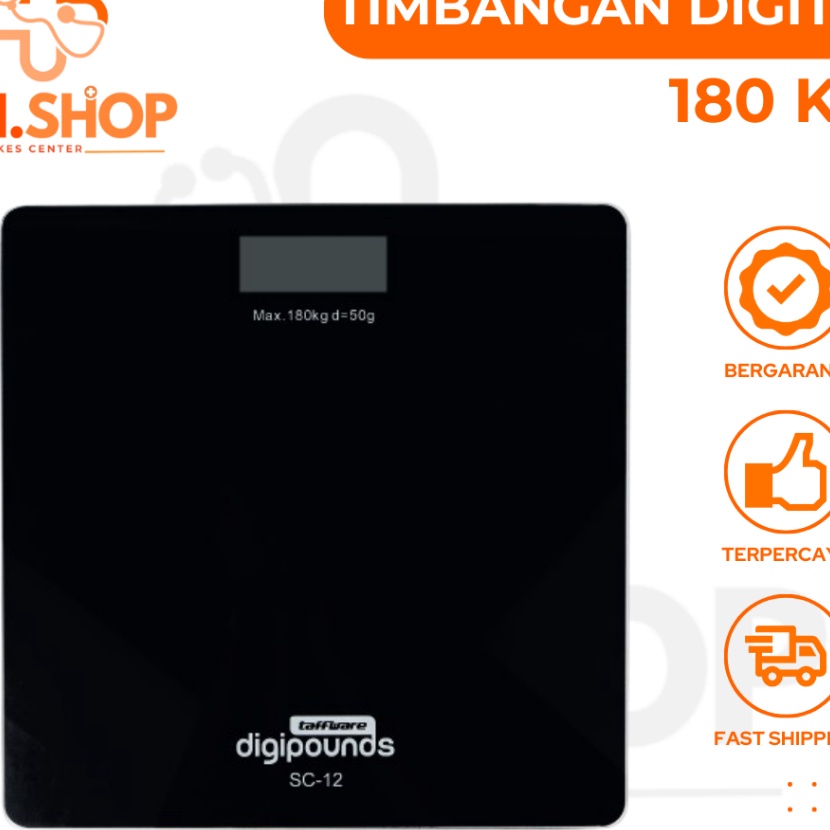Jual Pilihan Timbangan BB Digital Dewasa Timbangan BB Dewasa Timbangan Digital Badan Hitam Max ...