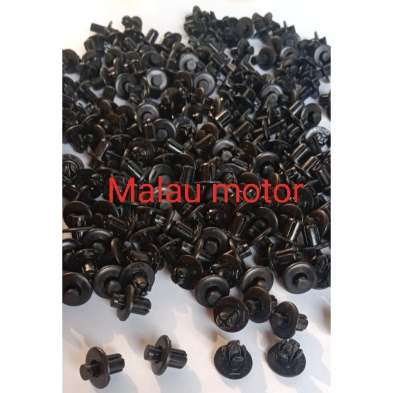 Jual 50 kancing plastik rivet klip body Honda beat deluxe genio Scoopy ...