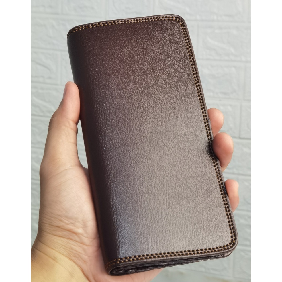 Jual KODE A85U Dompet Panjang PU Import Lipat dua DPU1 | Shopee Indonesia