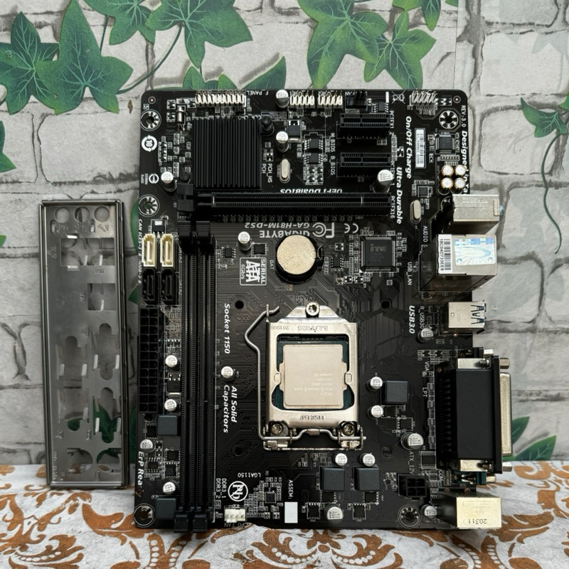 Jual MOBO GIGABYTE GA H81M DS2 CORE I5 4570 MURAH BANGET | Shopee Indonesia