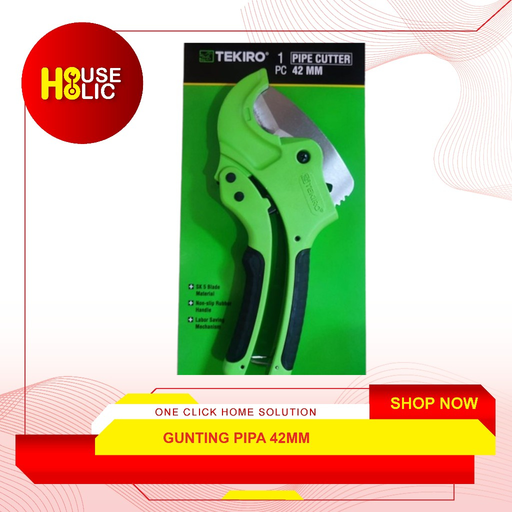 Jual TEKIRO Gunting Pemotong Pipa / Tang Potong Pipa PVC Pipe Cutter 42mm | Shopee Indonesia