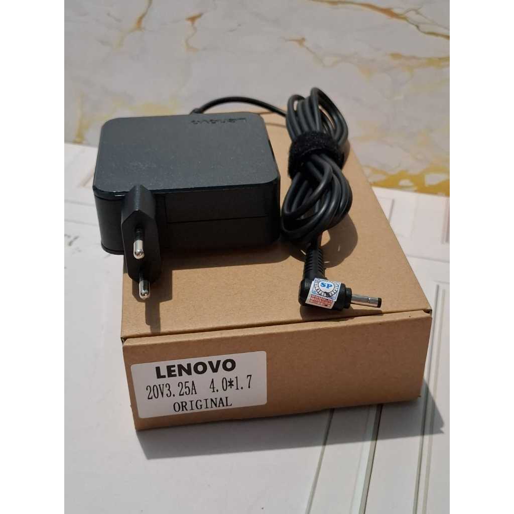 Jual CHARGER LENOVO DIRECT 20V 3.25A 4.0 x 1.7 mm (Square) / LENOVO 100 300 330 100-14 110-14AST ...