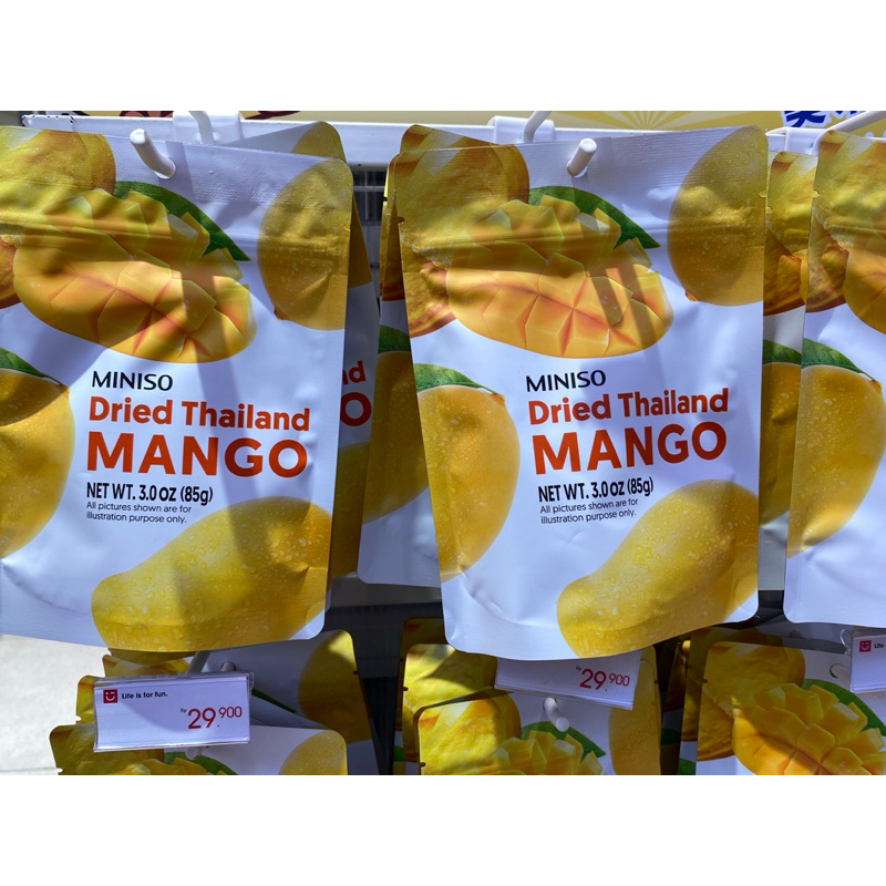 Jual MINISO Dried Thailand Mango [Manisan Mangga Kering] | Shopee Indonesia
