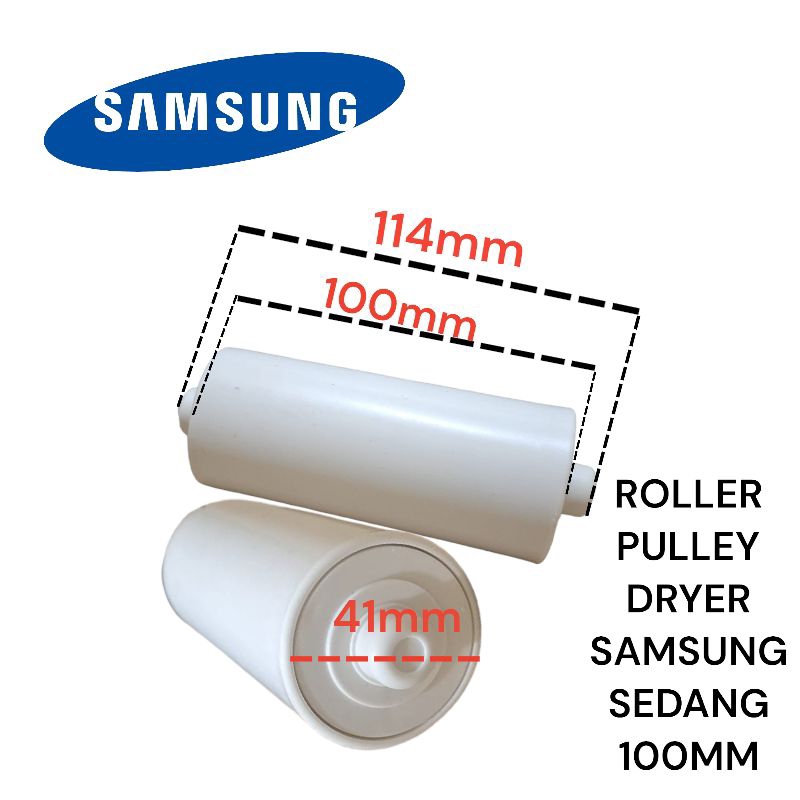 Jual ( PROMO )Roller Pulley Dryer SAMSUNG sedang 100mm / Roller ...