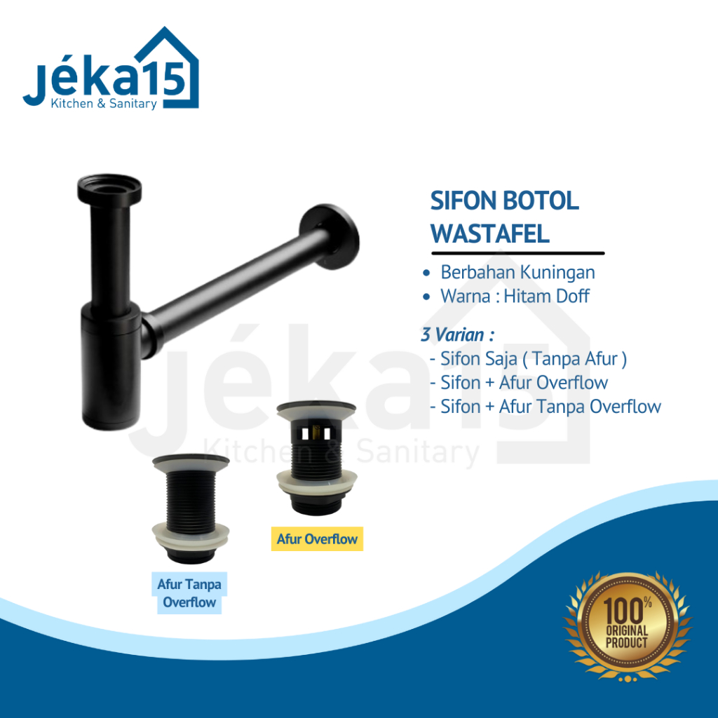 Jual SIFON BOTOL WASTAFEL HITAM | Shopee Indonesia