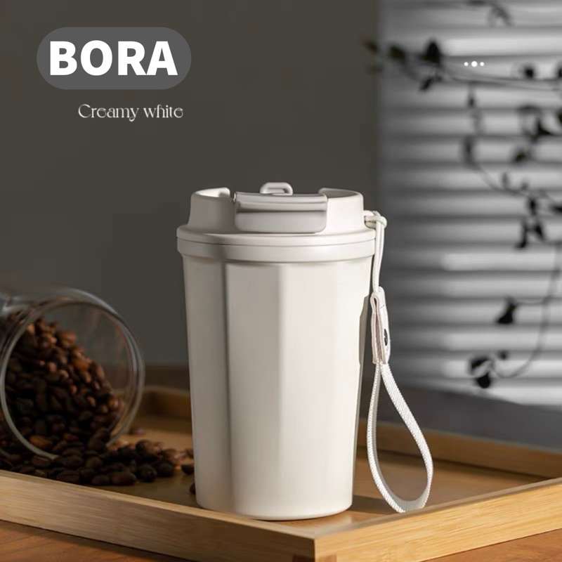 Jual PREMIUM BORA 390ml Coffee Mini Mug Cup Tumbler Stainless 316 Botol ...