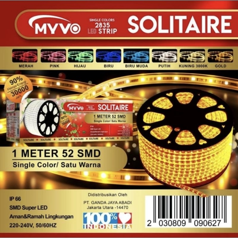 Jual Myvo Solitaire Lampu LED Selang 2835 IP66 100 Meter | Shopee Indonesia
