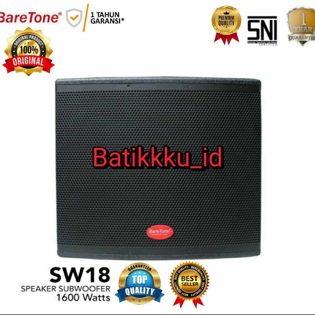 Jual Subwoofer Aktif BARETONE SW18 SW 18 ORIGINAL 18 INCH | Shopee Indonesia