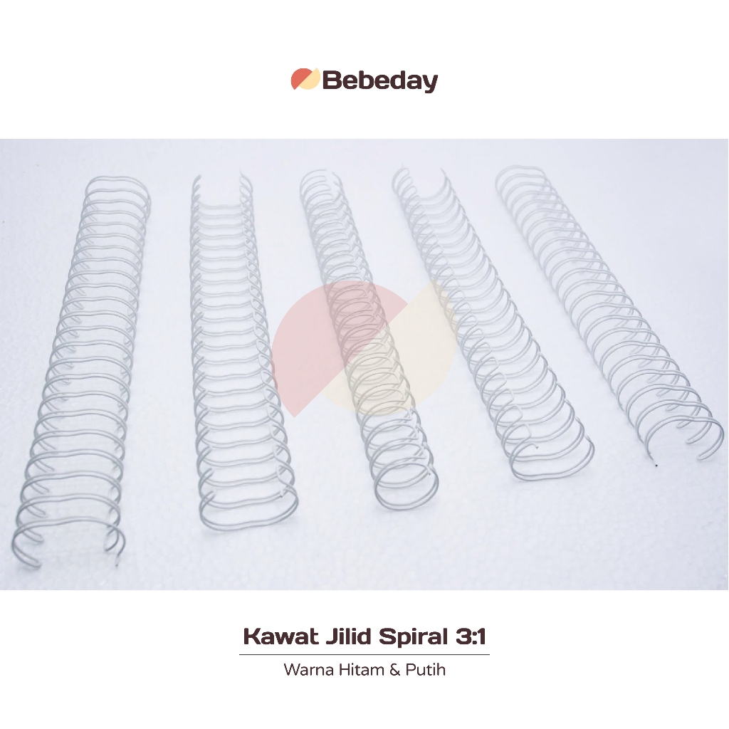 Jual Spiral Kawat - Ring Kawat Jilid Spiral 3:1 F4 38 Lubang | Shopee ...