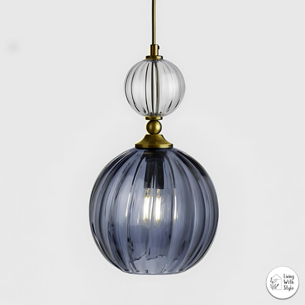Jual Living With Style - Adeline Hanging Ceiling Lamp in Midnight Blue ...