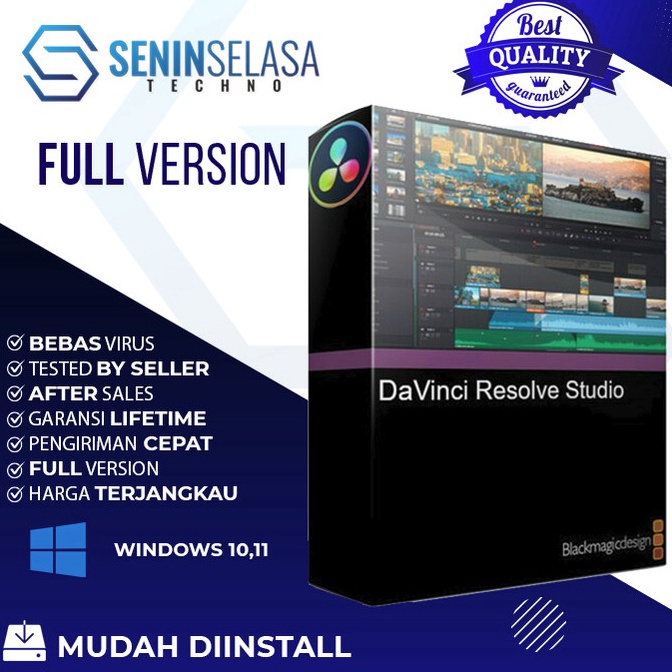 Jual KODE D16B DaVinci Resolve Studio 18 WIN MAC | Shopee Indonesia