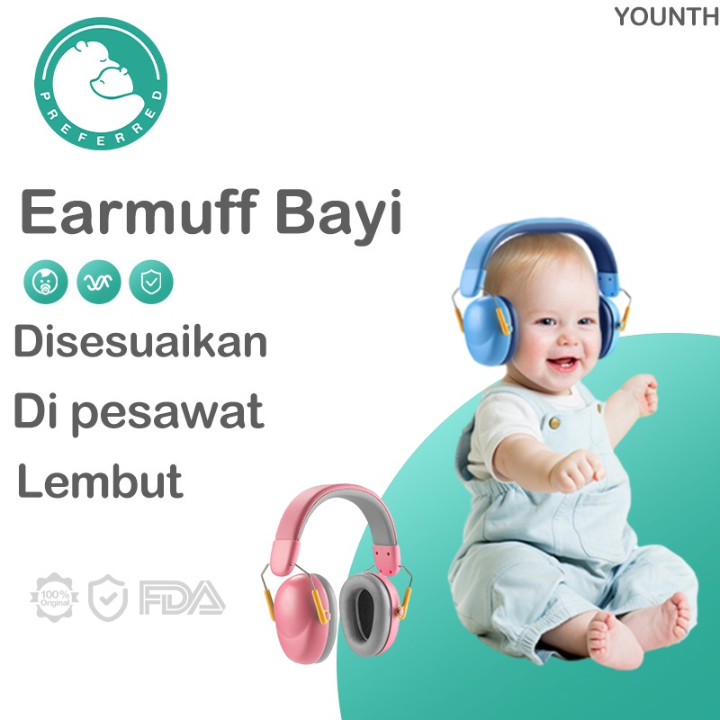 Jual PREFERRED Earmuff Bayi丨Pesawat Penutup Telinga Bayi Children Baby ...