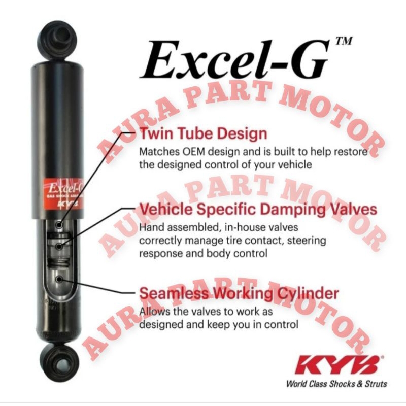 Jual shockbreaker Shock absorber original kayaba Excel-G mobil ...