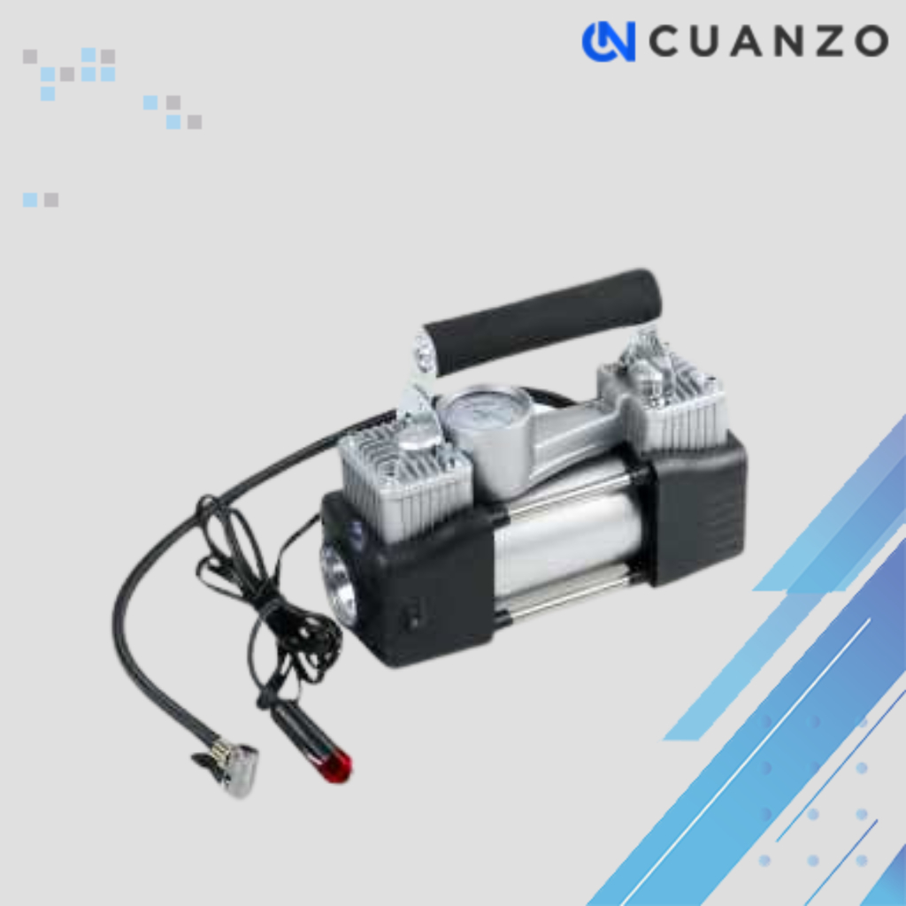 Jual Pompa Ban Compressor Double Cylinder 12V 150 PSI / Kompressor ...